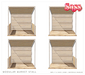 Second Life Marketplace - Sass [HD] Modular Market Stall